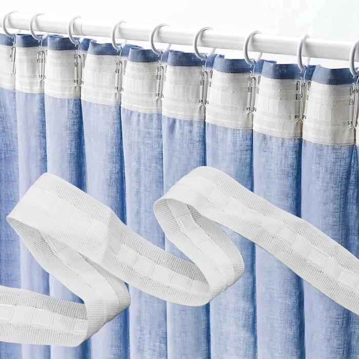 Ruban Fronceur Plissé - Ruban De Rideau Universel - Ruban Fronceur ...