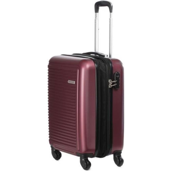 Valise cabine rigide Summer Extensible 55 cm Bordeaux