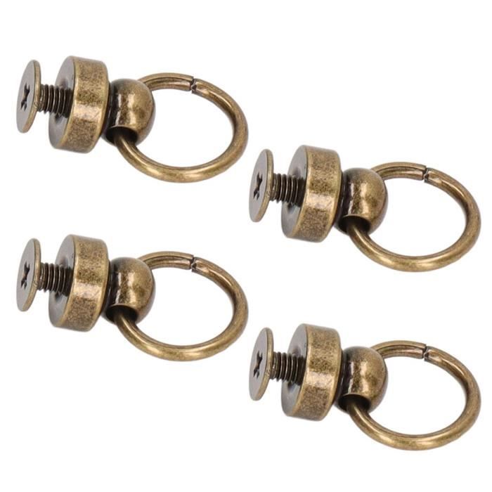 HURRISE Rivets en laiton sac à main goujons à billes Lot de 200 rivets ...