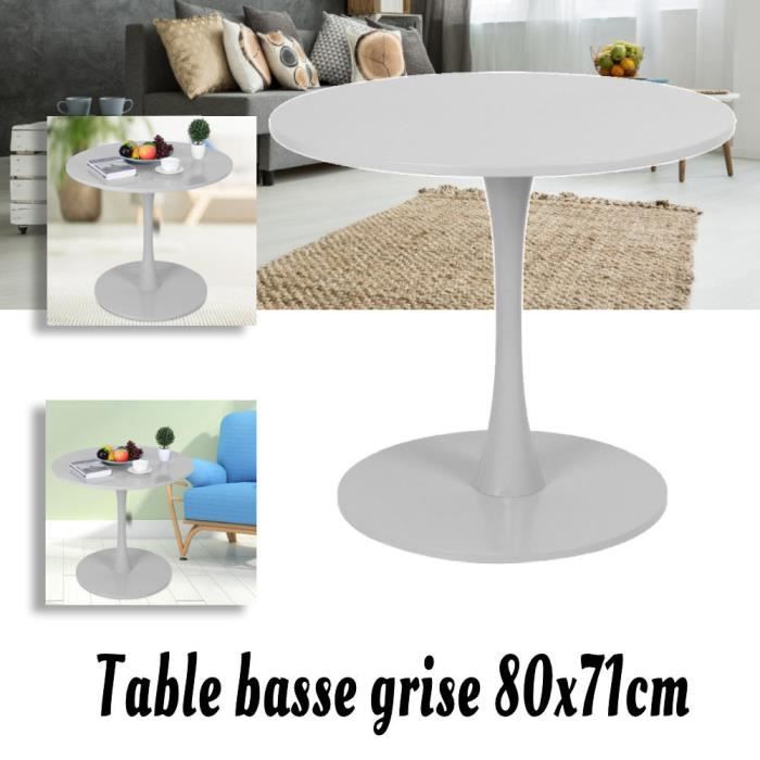 WEI Table à manger ronde moderne Tables à thé basses pour salon Cuisine ...