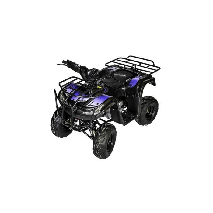 Quad Hummer 110cc - Bleu (Marche arrière) Nitro Motors 7" ATV Enfant ...