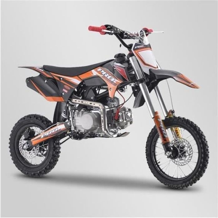 Dirt bike 140cc PROBIKE 12/14 (2 couleurs)Orange - Cdiscount Auto