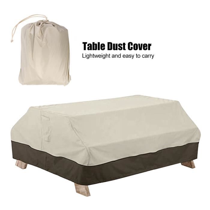 LEX Patio Étanche Pique-Nique Table À Manger Housse De Protection ...