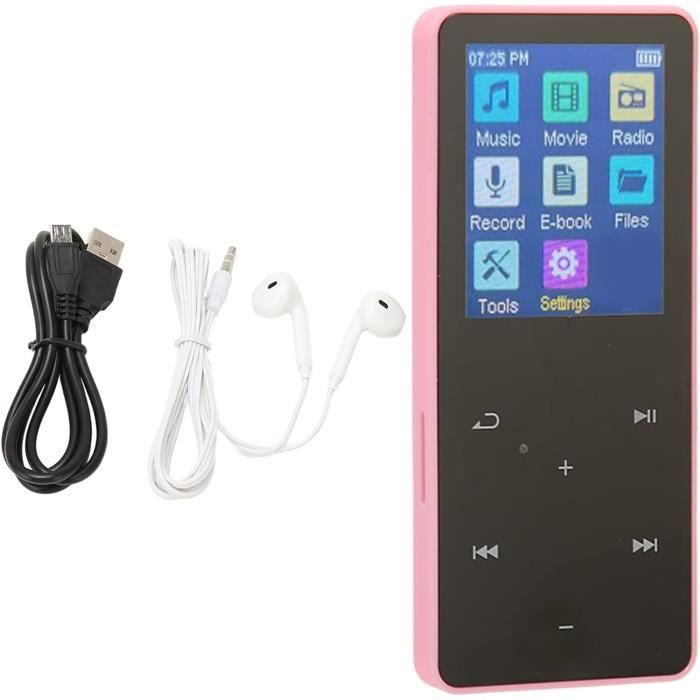 Lecteur Mp3, Bluetooth 5.0 Écran 1,8 Pouces Lecteur Mp4, 8 Go De ...