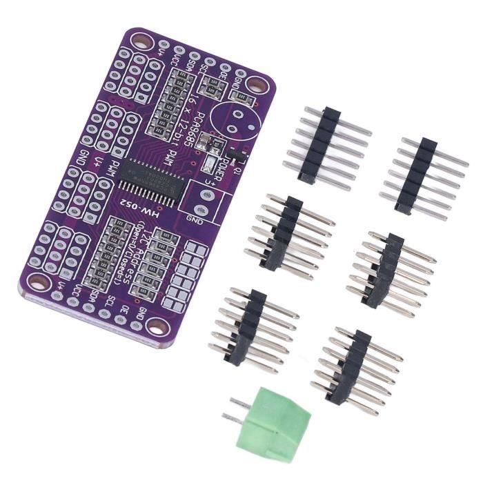 Module De Commande Pwm De Pilote De Servomoteur 16 Canaux 12 Bits