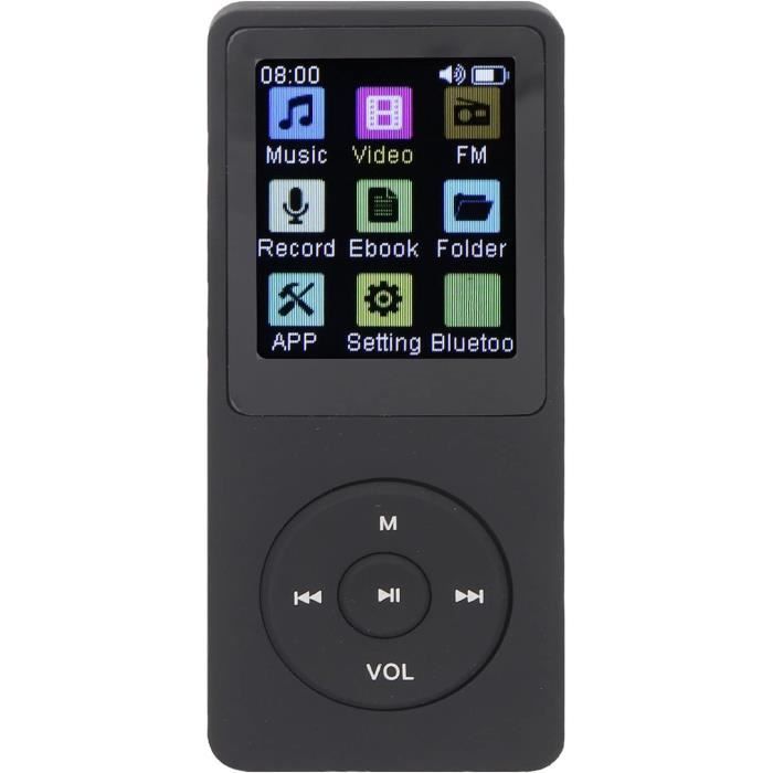 Lecteur MP3 Portable, Lecteur de Musique à écran de 1,8 Pouces, Haut ...