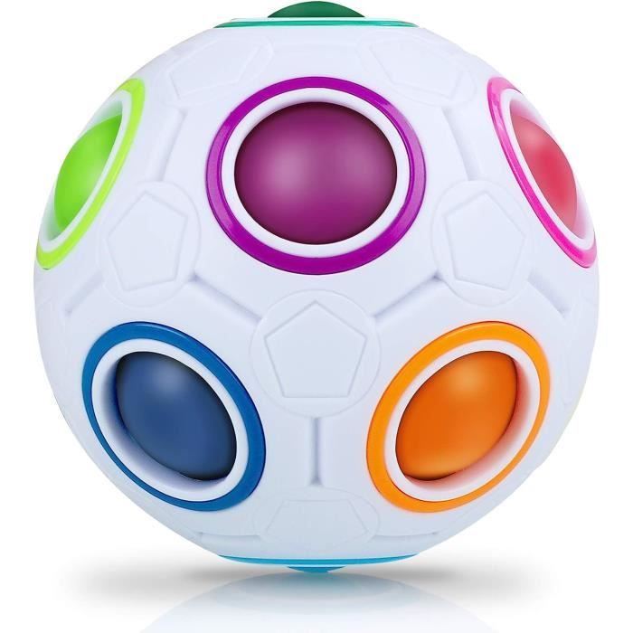 JQGO Magic Rainbow Ball Cube, Boule Magique Puzzle, Magic Ball Puzzle ...