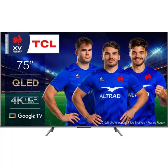 TV QLED 4K 190cm (74pouces) TCL 75C635 TU Unique - Cdiscount TV Son Photo