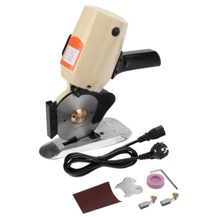 TMISHION Coupeur de tissu rond électrique Machine de découpe de ...