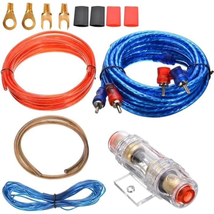Kit De Câblage Amplificateur De Voiture, 10Ga Kit De Câblage ...