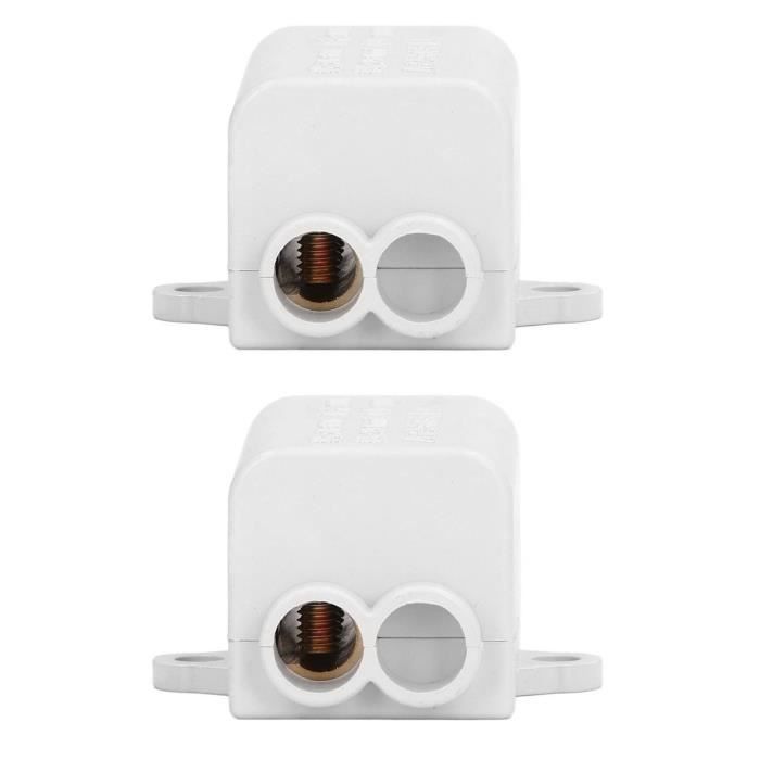 VBESTLIFE Connecteur à vis Kit de bornier à vis pour épissure de type T de connecteur de fil 2 ...