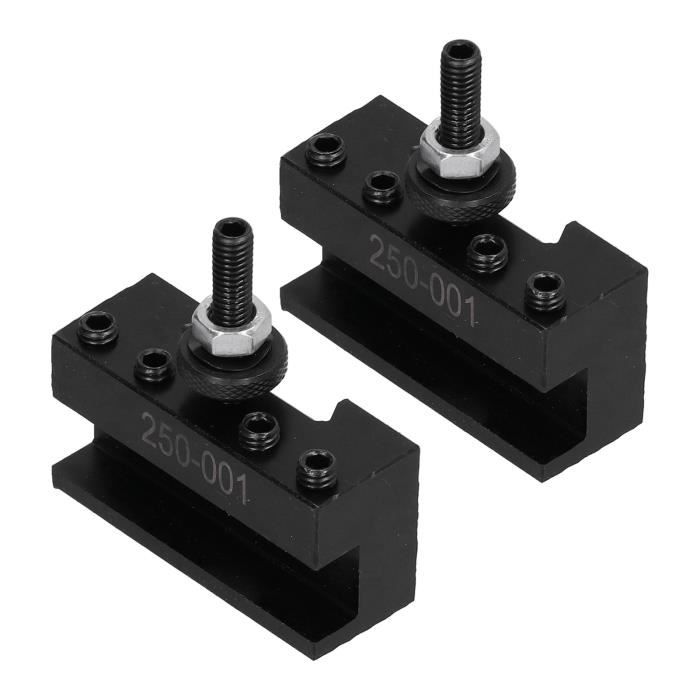 KEM Support de poteau d'outil 2Pcs Outil Poteau Titulaire Turng Face ...