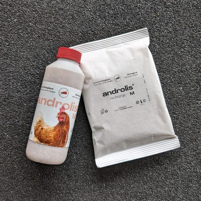 Anti Poux Rouges Biologique Poule Et Oiseaux Androlis Recharge M ...