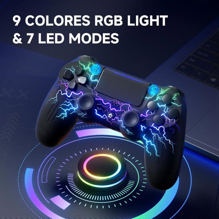 Manette sans fil pour PS4 - SVATV - Compatible PS4/Slim/Pro/PC ...
