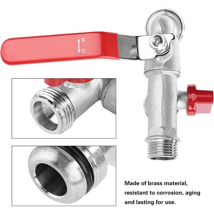 Robinet À Double Valve, Robinet À Double Valve En Laiton Robuste ...