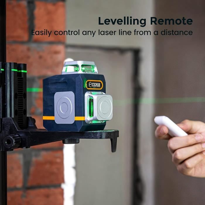 Niveau Laser Vert 2X360°, Laser Auto-Nivelant, Plage De Travail: 30M ...
