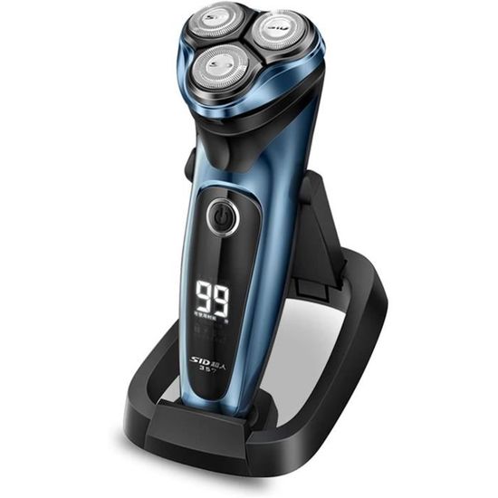 Xtzj razor électrique pour hommes, rasoir électrique rotatif avec ...