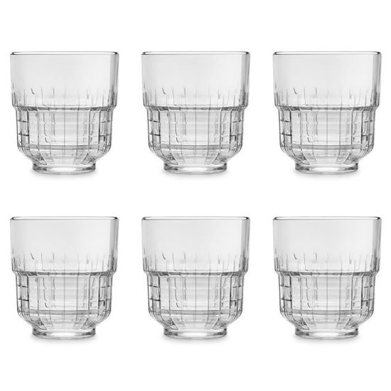 Libbey Verre à eau TarQ - 266 ml / 26,6 cl - 6 Unités - Vont au lave-vaisselle - Empilable ...