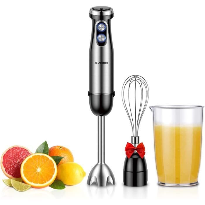 Mixeur Plongeant, 1000W Mixeur Plongeant Multifonctionnel, 25 Vitesses ...