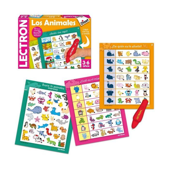 Jeu éducatif - Diset - Lectron - 90 questions - Stylet interactif - 12 ...