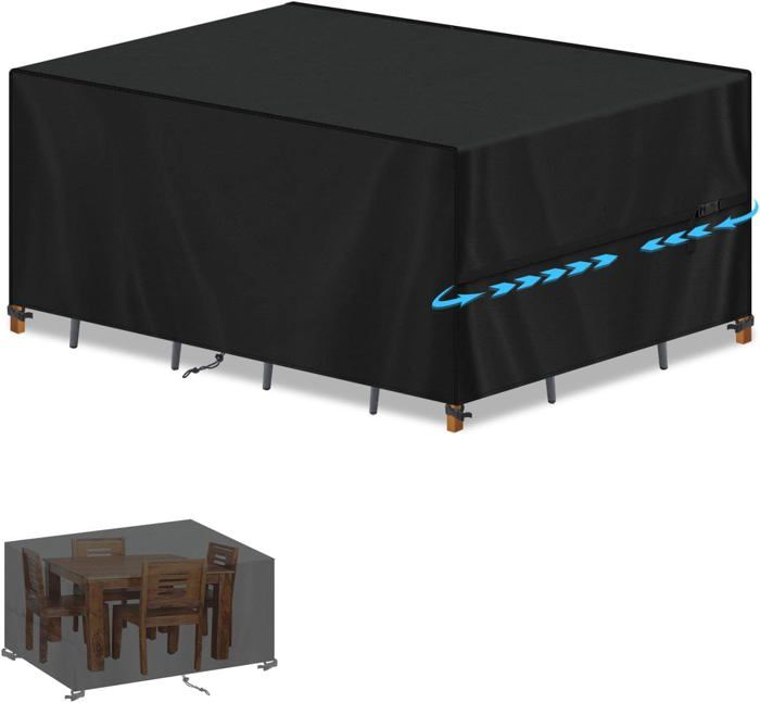 Housses De Table De Jardin Housse Protection Salon Jardin Bache Pour ...
