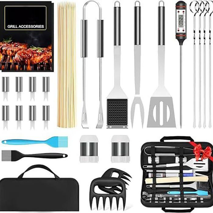 Kit Barbecue,Ustensiles Barbecue,Accessoire Barbecue,75PCS Accessoires ...