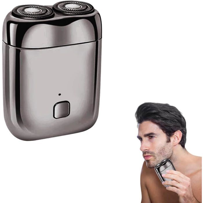 Mini Electric Shaver, Rasoir Électrique À Double Tête Pour Hommes, Mini ...