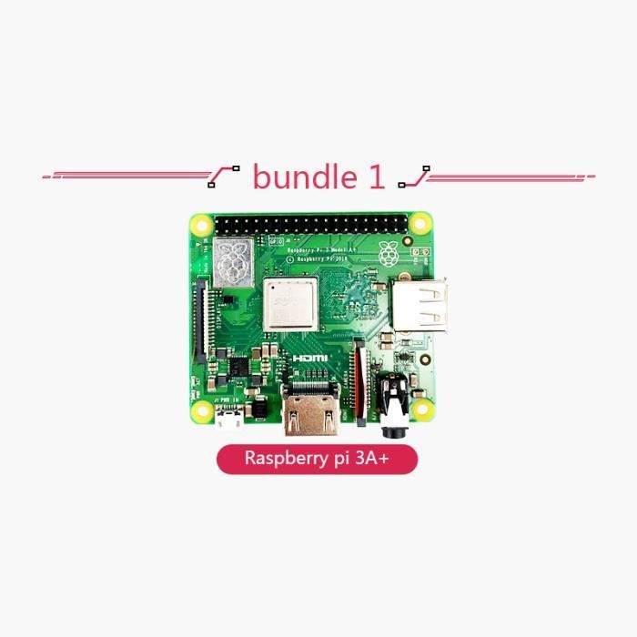 RPI 3A Plus Board - Raspberry Pi 3 Modèle A + Plus 4 Cœurs, Cpu, 512 Mo ...