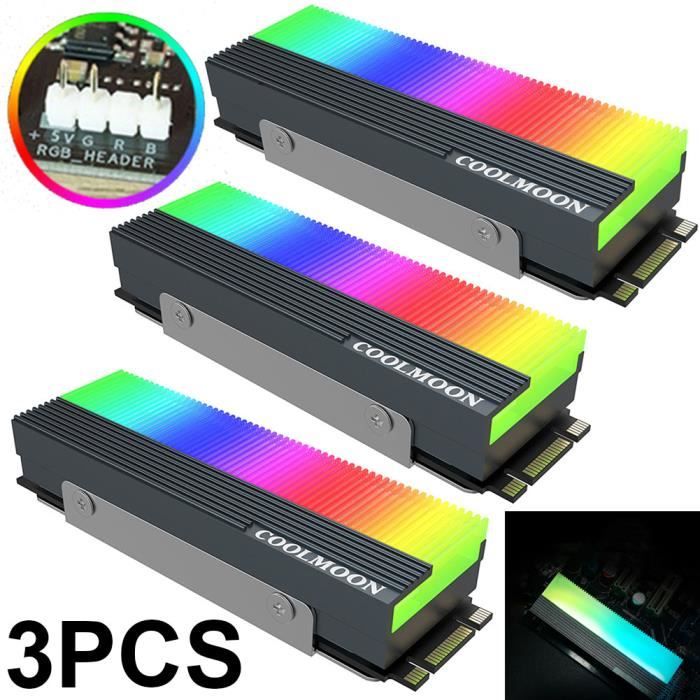 3 PIÈCES - Radiateurs de disque dur à semi-conducteurs, refroidisseur ...