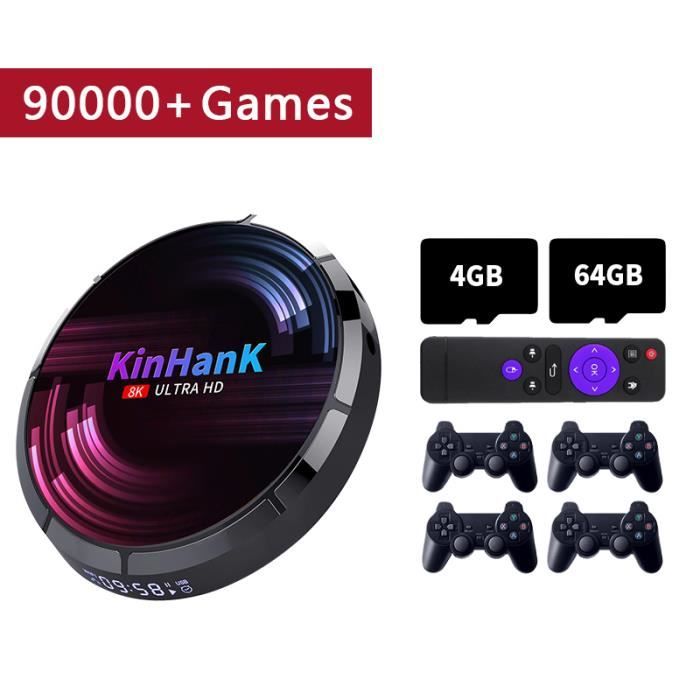 Max-64G-706W-4 B - Console de jeu rétro pour SS, MAcloser, DC, plus de 90000 jeux, Super X Max ...