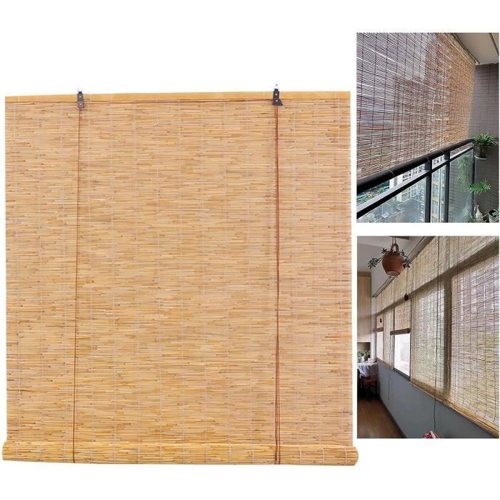 Stores Enrouleurs En Bambou,Store À Rouleau Rideau De Roseau,Pare ...