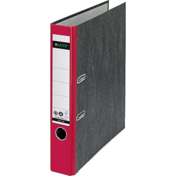Classeur à levier Format A4 Capacité 350 feuilles Rouge,[Z214 ...