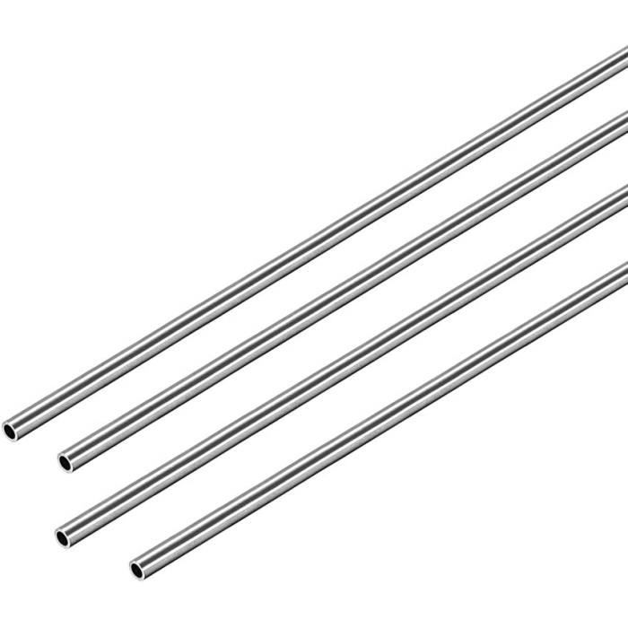 304 Inox Acier Rond Tubes 4mm OD 0.6mm Mur Épaisseur 250mm Longueur ...