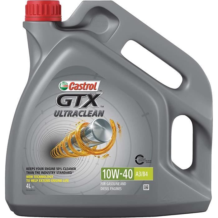 Huile 15a4d3 Gtx Ultraclean 10 W 40 A3 B4 4 L[218] Cdiscount Auto