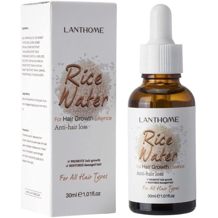 Sérum de Croissance des Cheveux à l'eau de Riz pour des Cheveux ...