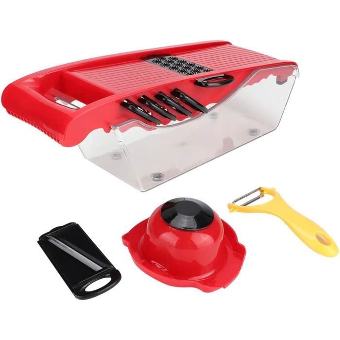 Hachoir À Légumes, 6 Lames Multifonctionnel Cutter Râpe Légumes ...