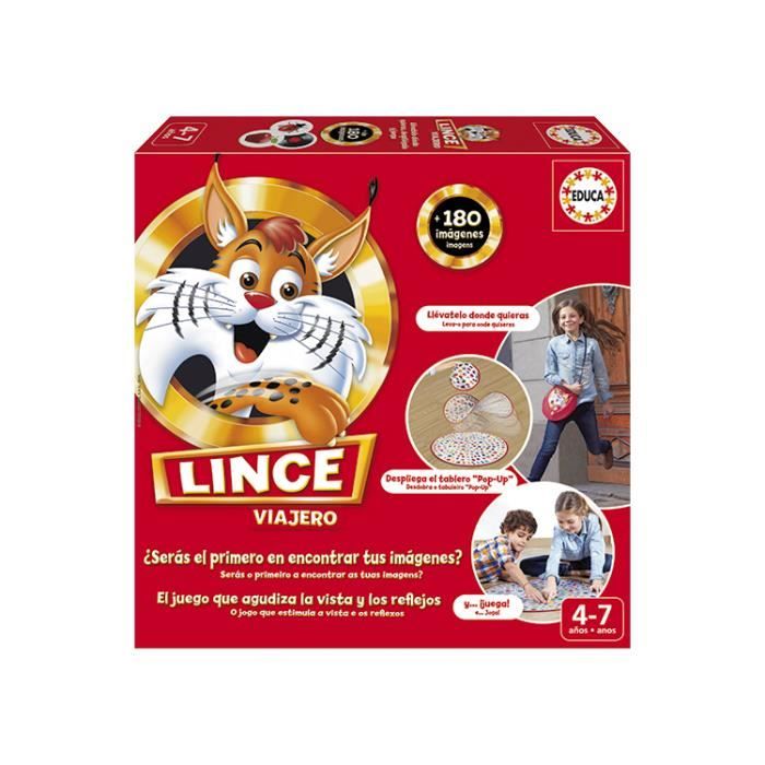 Jeu de société - EDUCA - LYNX: TRAVEL JEU - Jeu de voyage pratique - 2 ...