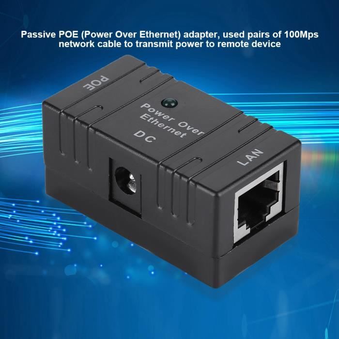 Séparateur POE - EJ.LIFE - Mini Connecteur RJ45 Universel - Noir ...