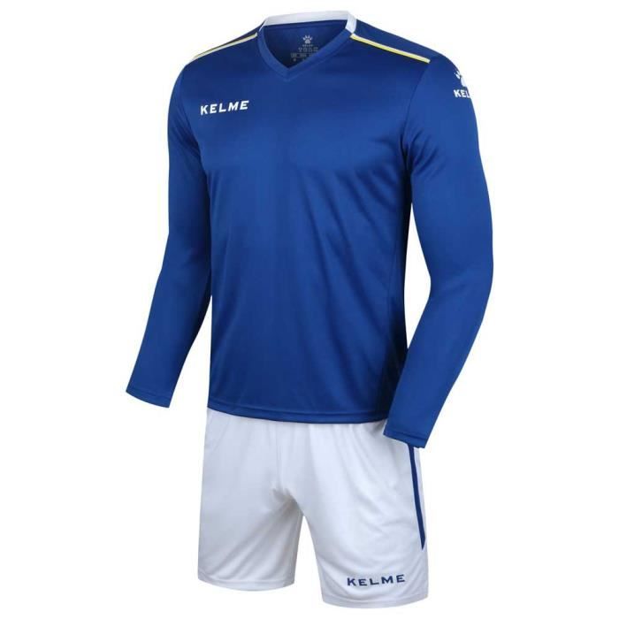 Maillot de Football - Kelme - Manches Longues - Homme - Bleu ...