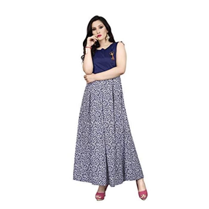 Robe MRT7Z western de créateur imprimée en crêpe pour et robe de style ...