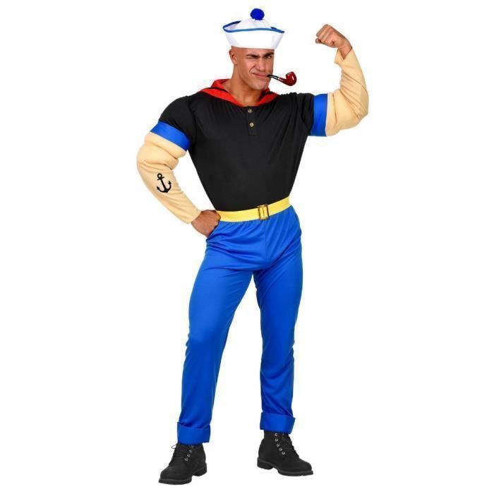 DÉGUISEMENT CÉLÈBRE MARIN BORGNE MUSCLES HOMME - Cdiscount Jeux - Jouets