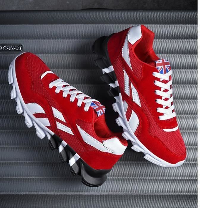 Baskets Homme Femme mixte AIR - fs-666 chaussures de sport rouge Rouge ...