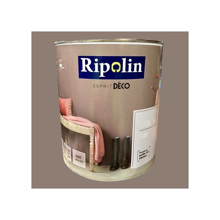 Rip deco toutes pièces mat 1l cannelle - Cdiscount Bricolage