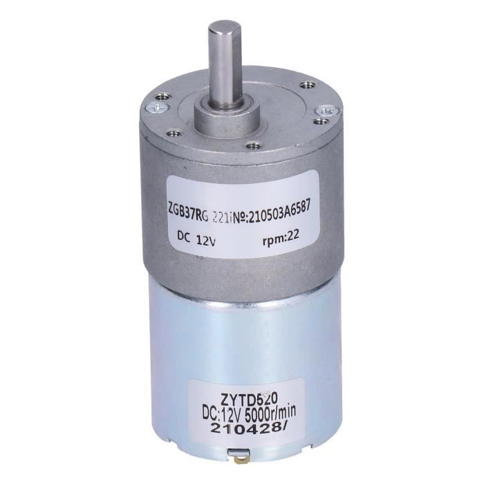 Fangming-Moteur DC 12V Moteur à Engrenages, Moteur à Engrenages CC 12 V ...