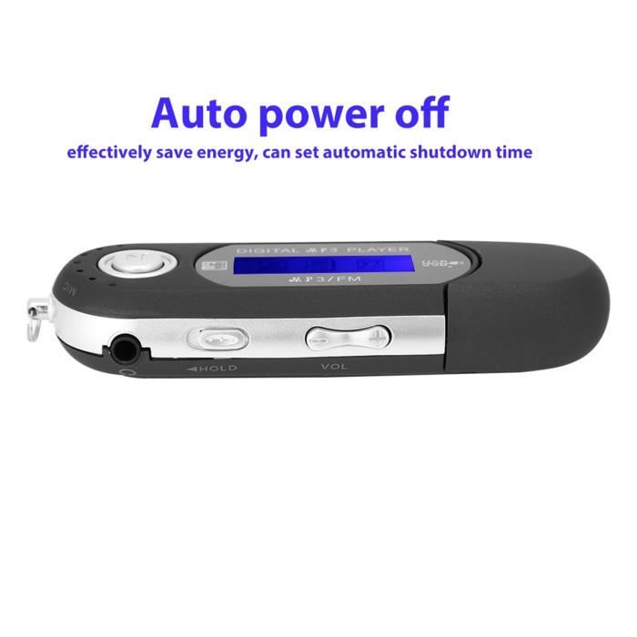 Lecteur de musique numérique MP3 - SURENHAP - 32 Go - Radio FM - USB 2.0 - Miroir nano résistant ...