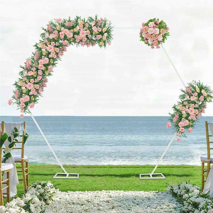 UNHO Arche Mariage Hexagonale, Arche Ballon Anniversaire, Arc de Fleur ...