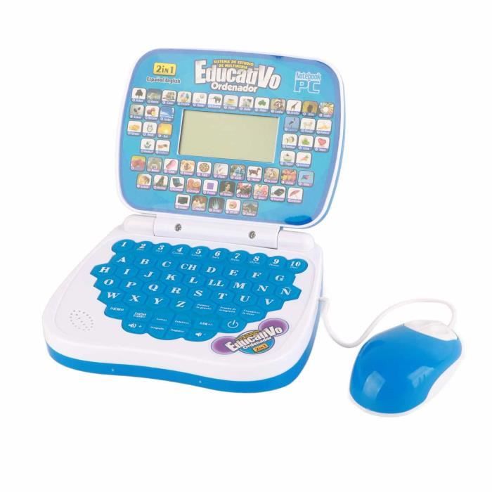 Vvikizy Kids Bilingual Learning Laptop with Music Function - Cdiscount ...