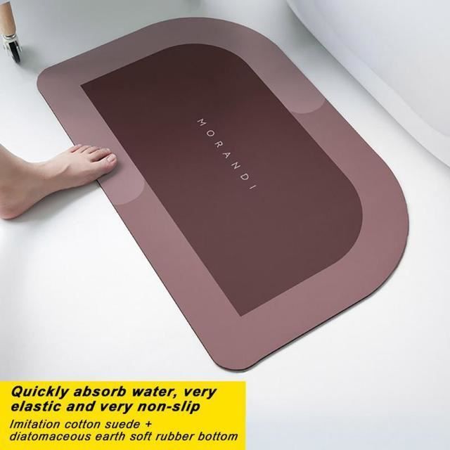 PAILLASSON,01-50X80cm--Coussin Absorbant En Terre De Diatomées, Tapis ...