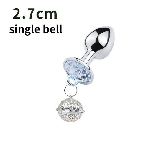 PLUG,2.7cm single bell--Plug Anal En Acier Inoxydable, 5 Tailles ...