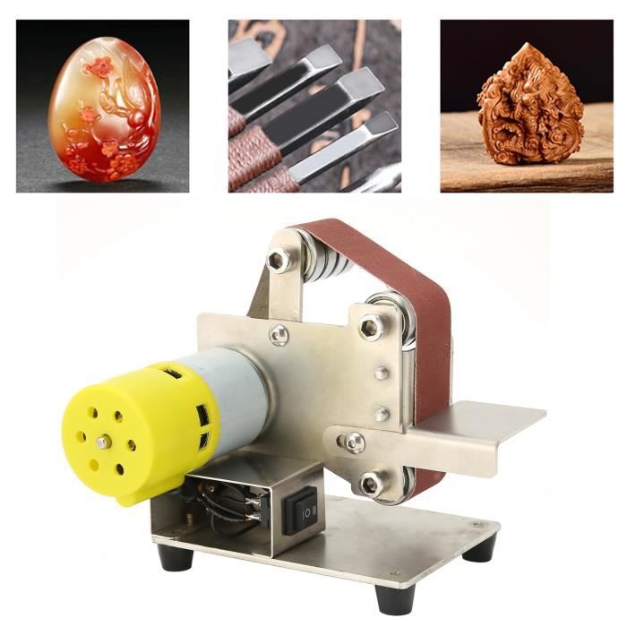 Mini ponceuse à bande - ZJCHAO - ZER - 150W - Vitesse réglable 4500 ...